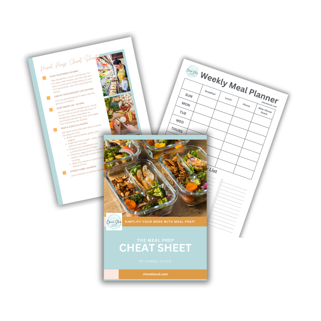 Meal Prep Cheat Sheet – Chanel Stuck